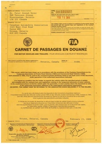 News: Carnet de Passages for North America - Expedition Portal