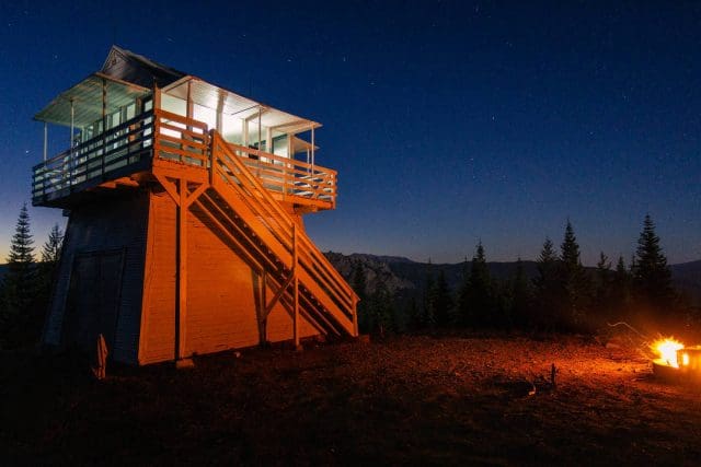Camp Out in a Forest Service Fire Lookout Tower - Expedition Portal