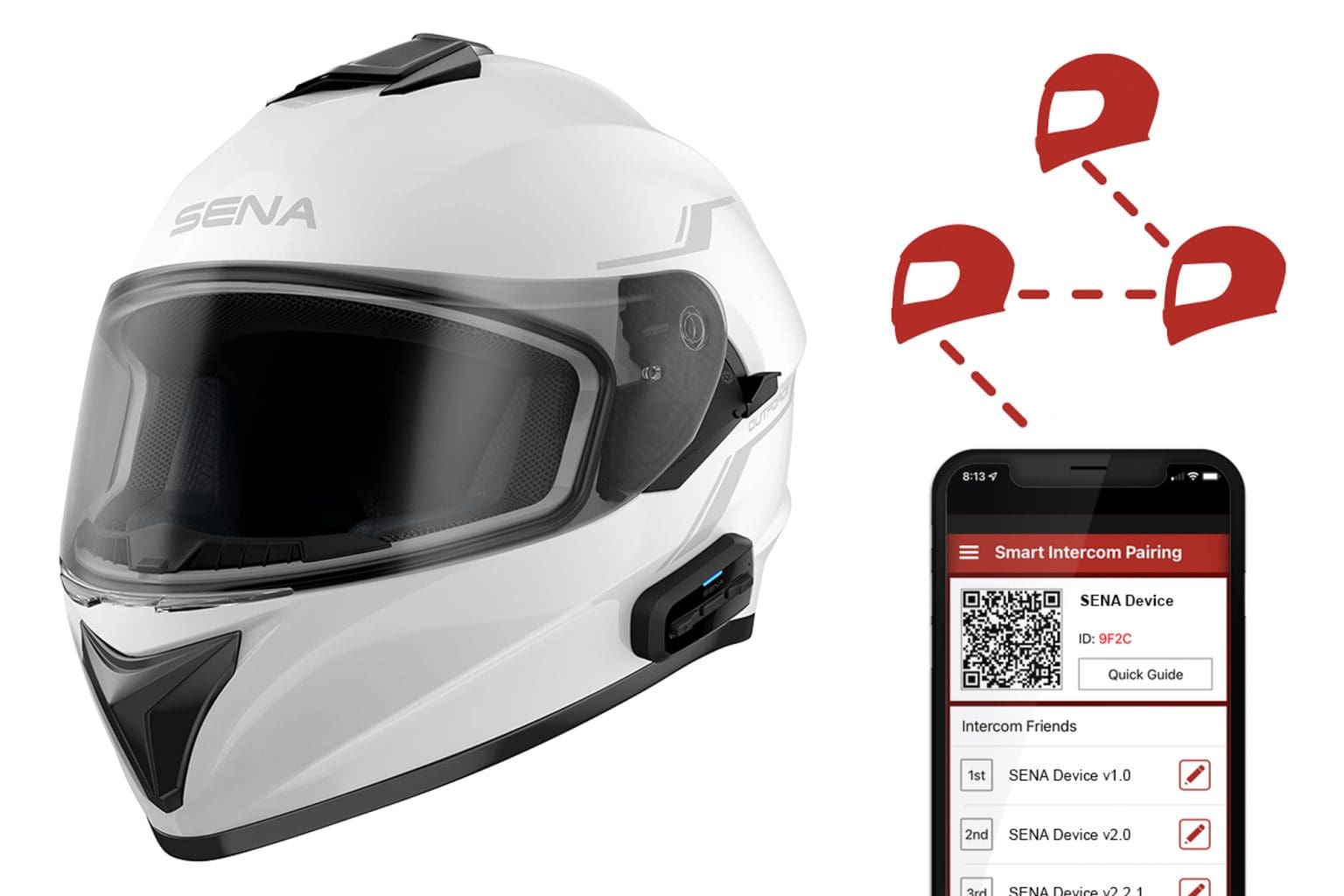 Sena Releases Three New Helmets With Built-in Comms