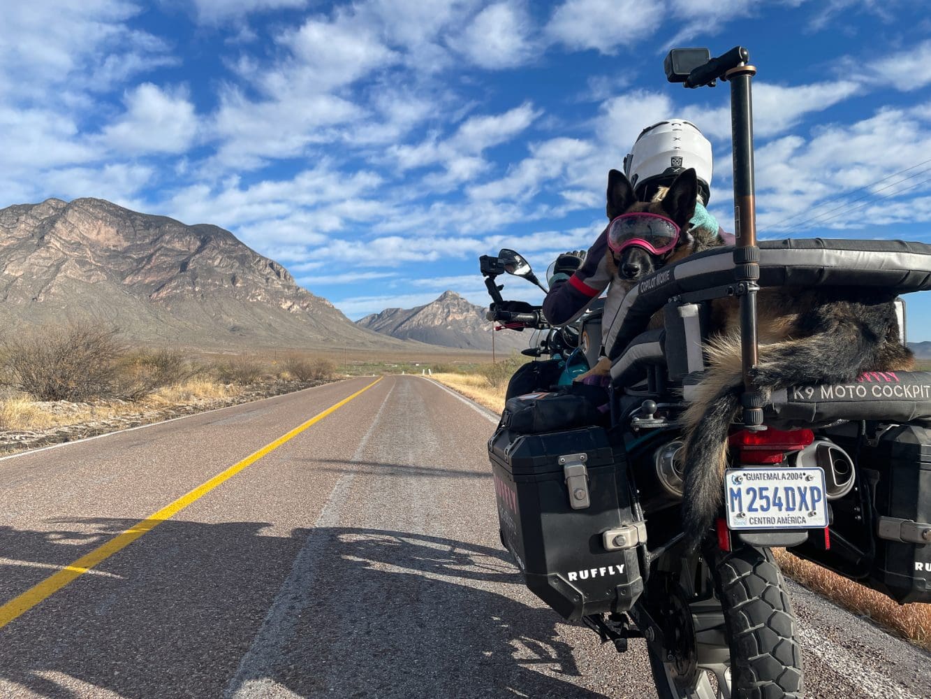 Jess Stone and her German Shepherd are Riding Around the World ...