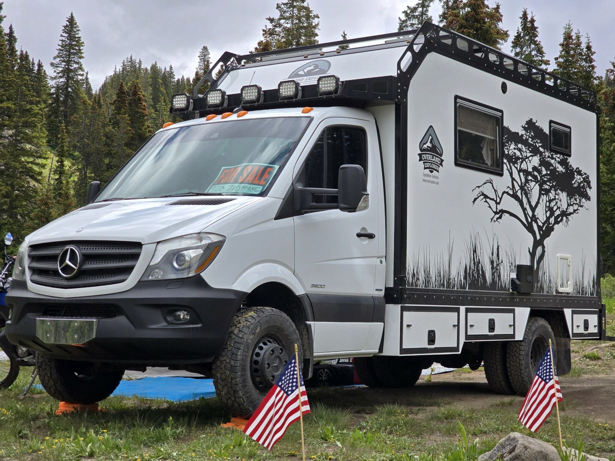 2014 Mercedes Sprinter Cab Chassis w/ OEV Explorer Vehicles Composite ...